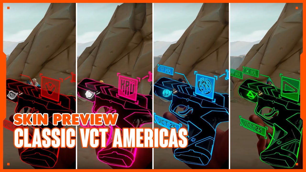 Skin Preview // Classic VCT Americas | VALORANT - YouTube