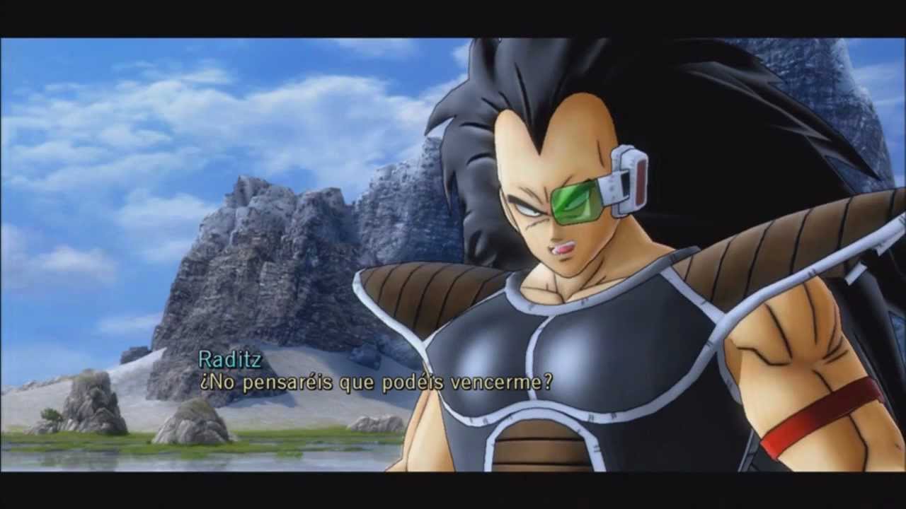 DRAGON BALL Z MODO HISTORIA CAP 1 BATALLA VS RADITZ el hermano mayor de ...