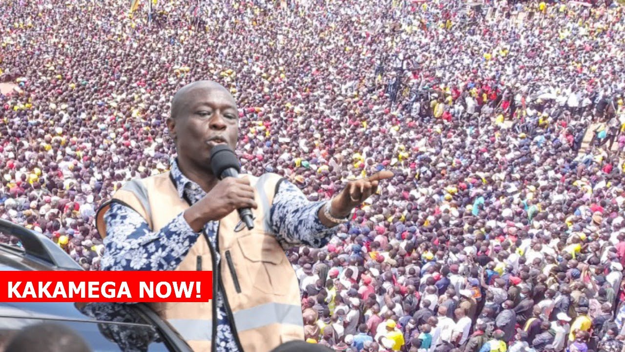 LIVE: United opposition Mega Rally in Malava constituency, Manda ...
