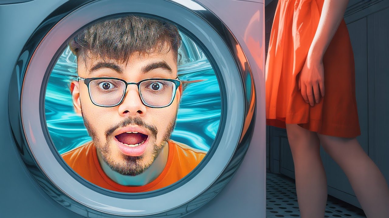 A Girl Got Stuck in My Washing Machine - Laundry Store Simulator - Part ...