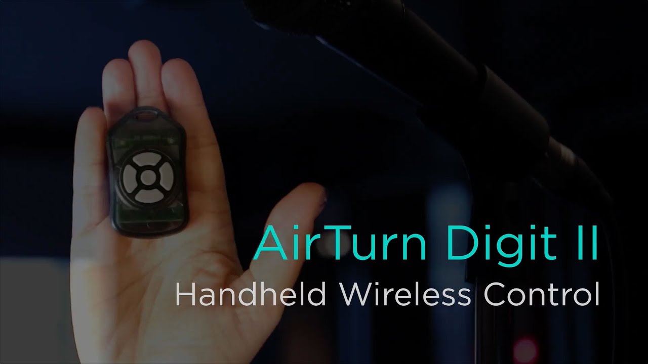 Handheld Wireless Control with the AirTurn Digit II - YouTube