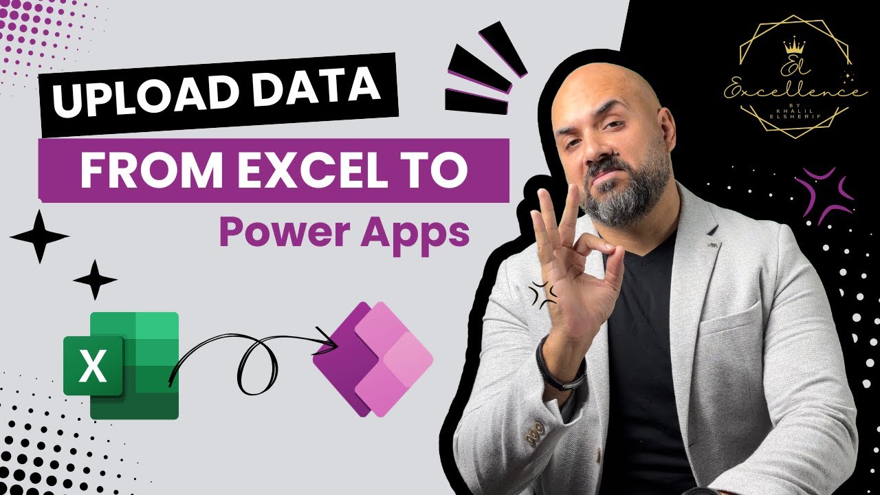 اعمل upload لاكسيل شيت علي power Apps بسهولة - YouTube