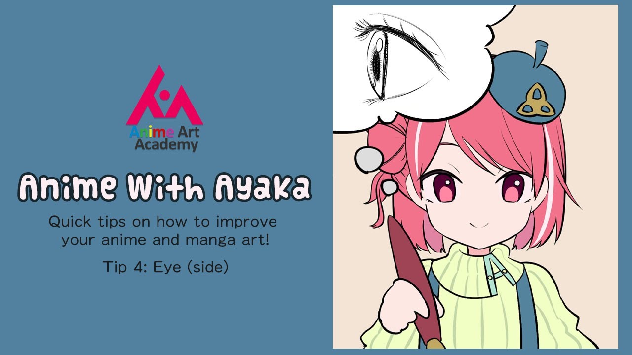 HOW TO DRAW ANIME EYES FROM THE SIDE 🖌️ Quick and simple manga drawing ...