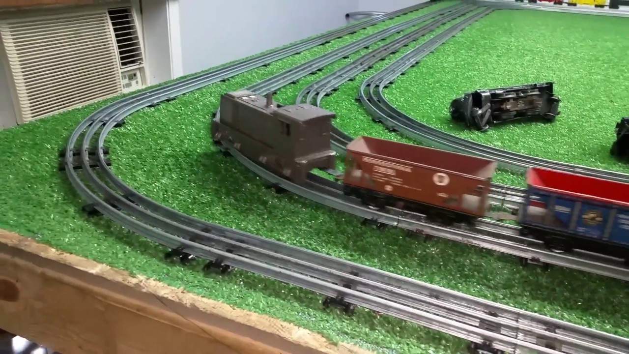 MARX 799 / HAMMERED METALLIC PEWTER / 21 TIN LITHO CARS - YouTube