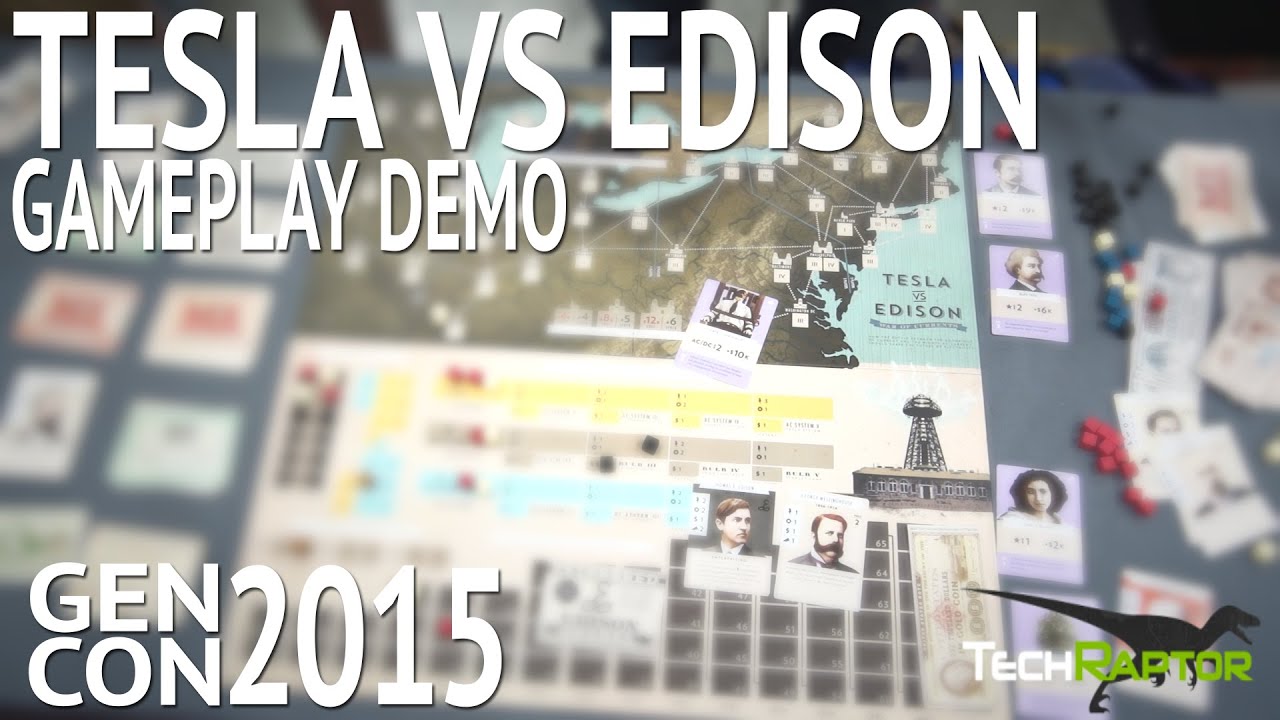 GenCon 2015 - Tesla vs Edison Gameplay Demo - YouTube