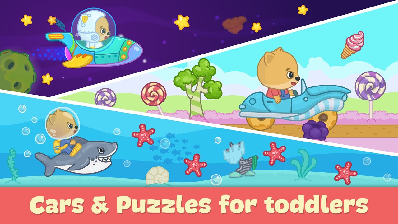 Cars games for kids & toddlers by Bimi Boo Kids Learning Games - YouTube