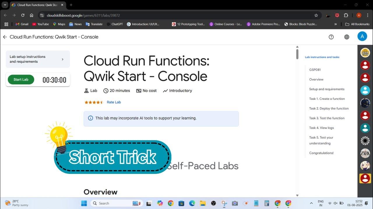 Cloud Run Functions: Qwik Start - Console || Lab Solution || Google Cloud Arcade 2025 🎮 - YouTube