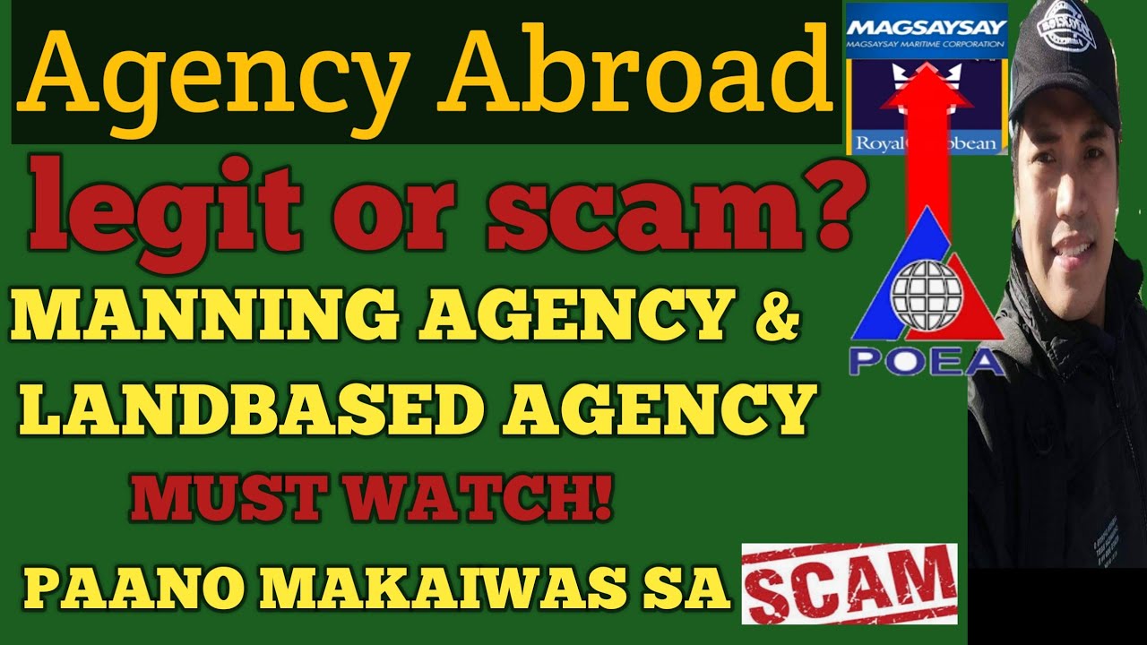 PAANO MALALAMAN KUNG LEGIT OR SCAM ANG AGENCY NA AAPLAYAN MO?POEA ...