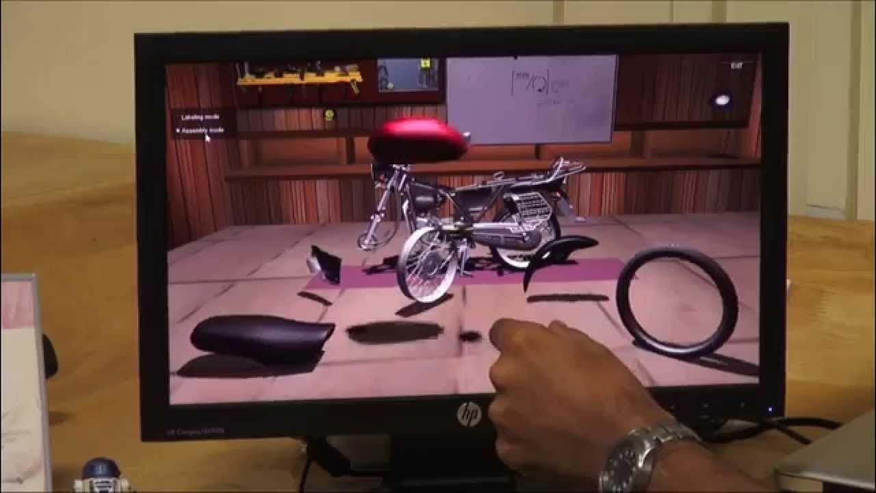 Interactive Motorcycle Assembly in Unity3D using the Leap motion sensor ...