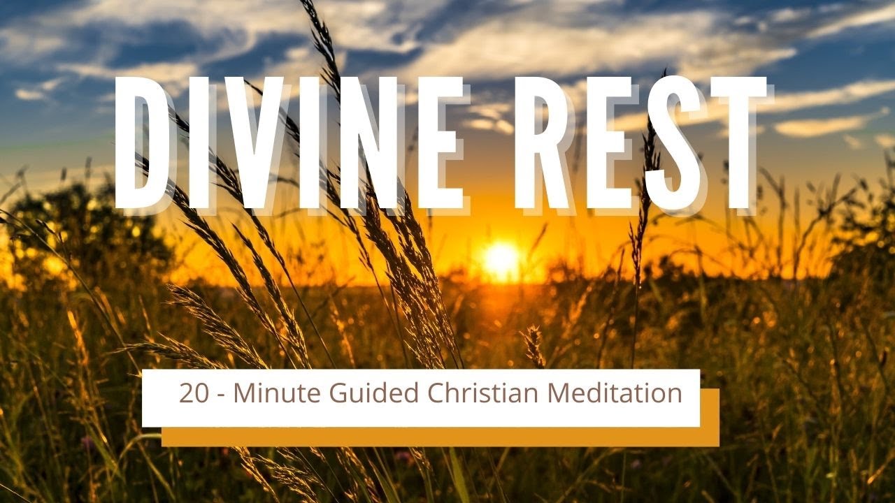 Divine Rest | 20 Minute Guided Christian Meditation | Black Female ...