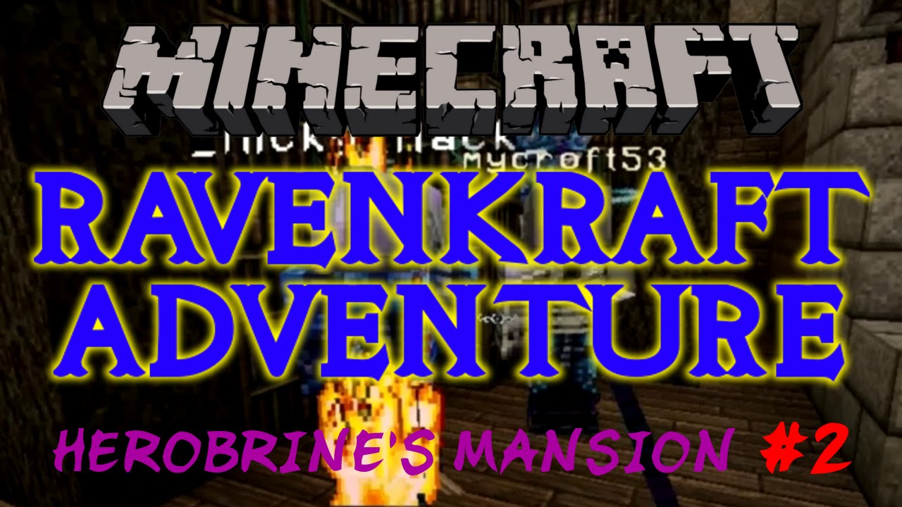 Ryan plays Minecraft! Ravenkraft Adventure: Herobrine's Mansion Part 2 ...