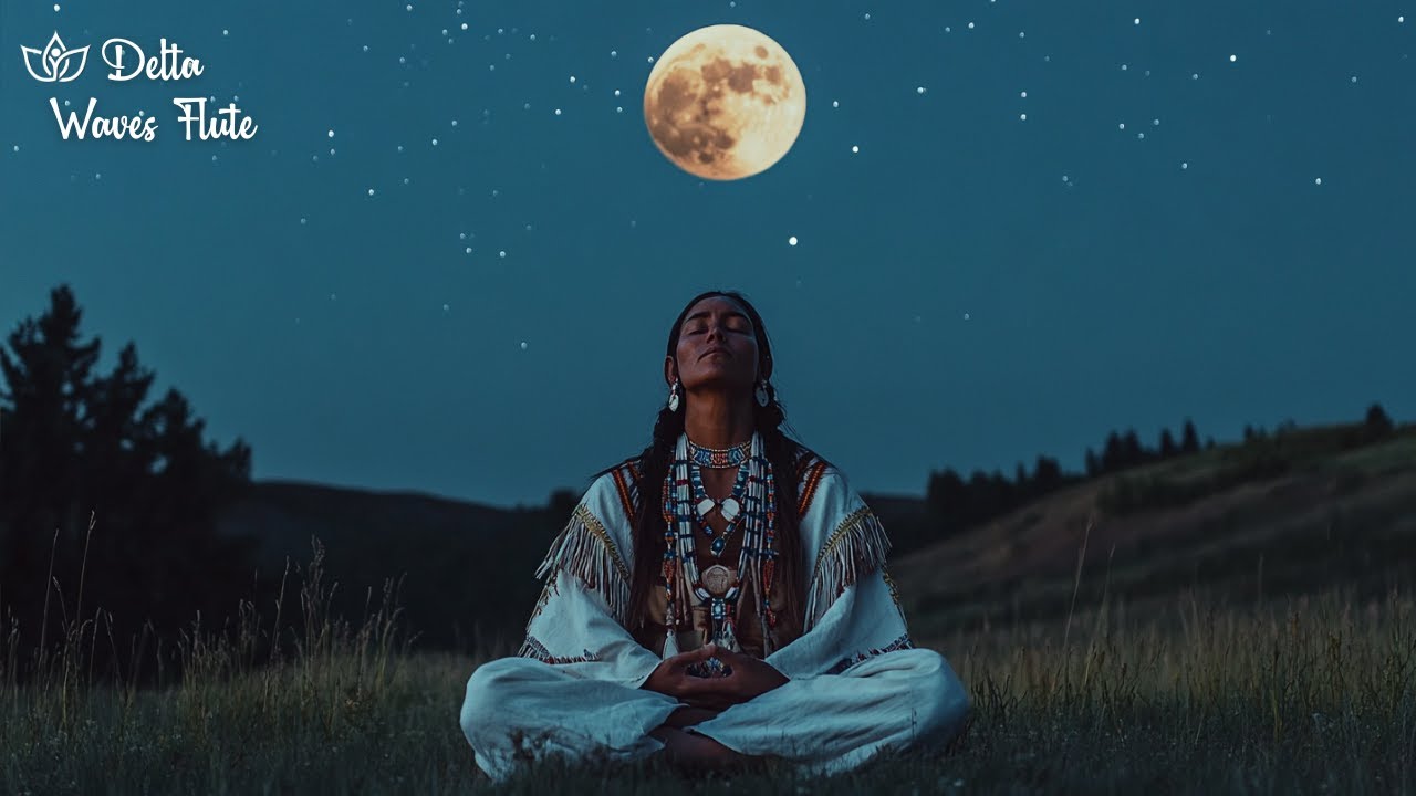 Native American Flute Relaxation, Deep Meditation | Delta Waves Heal the Body, Insomnia, Deep ...