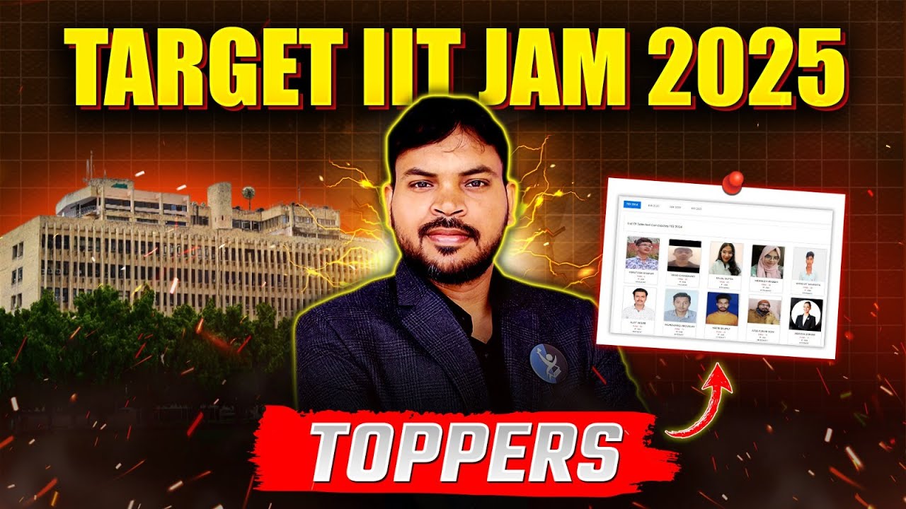 IIT JAM Chemistry Best Results: Topper Secrets Exposed! - YouTube