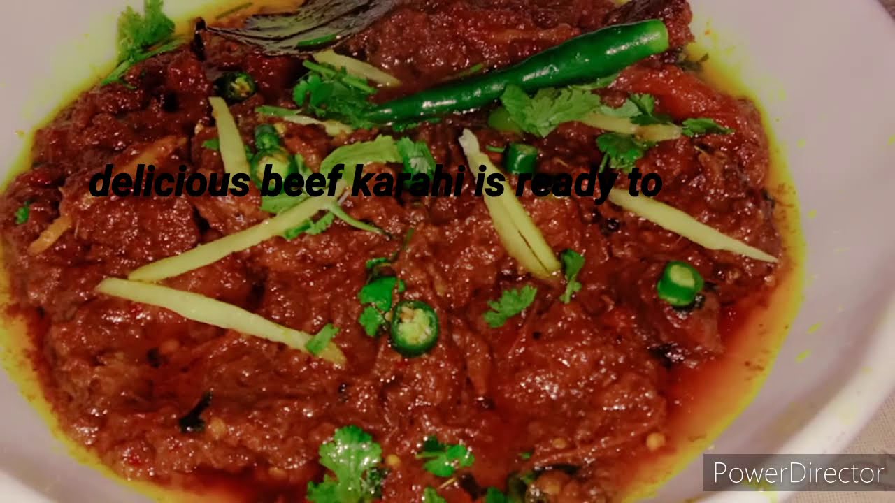 BEEF KARHAI RECIPE | Beef Kadhai Restaurant Style - YouTube