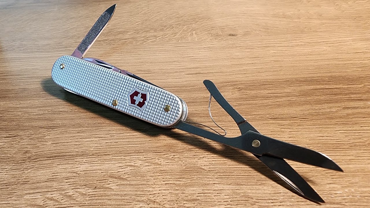 Victorinox Cadet X Scissors Pocket Clip Custom Mod - YouTube
