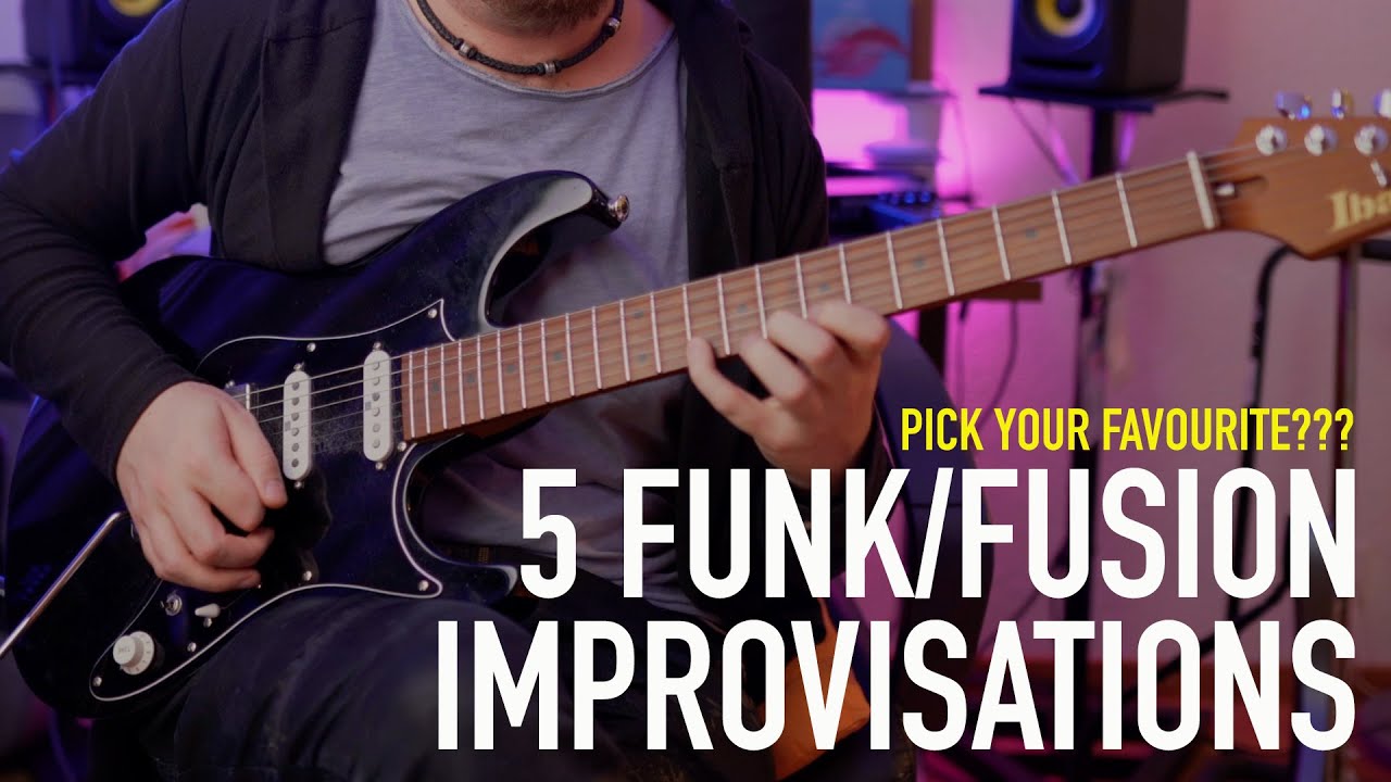 5 Improvisations Funk/Fusion | Which is your favourite? - YouTube