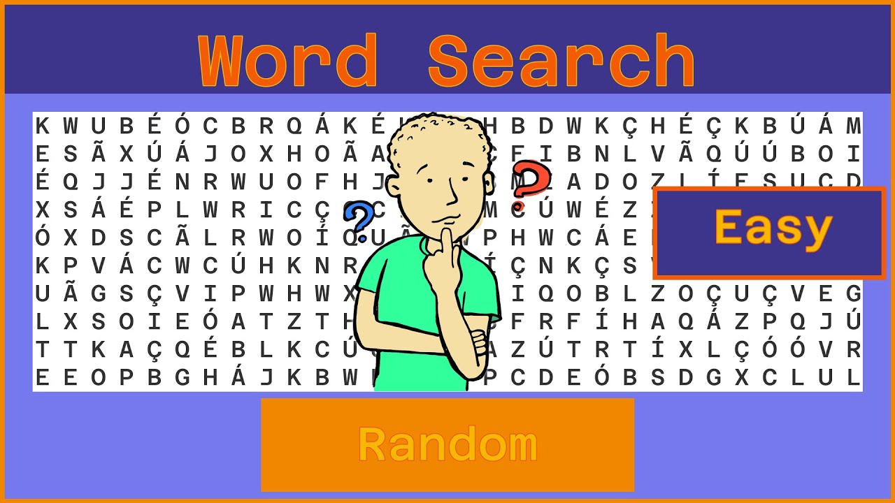 Word Search - Challenge 08/22/2022 - Easy - Random - YouTube
