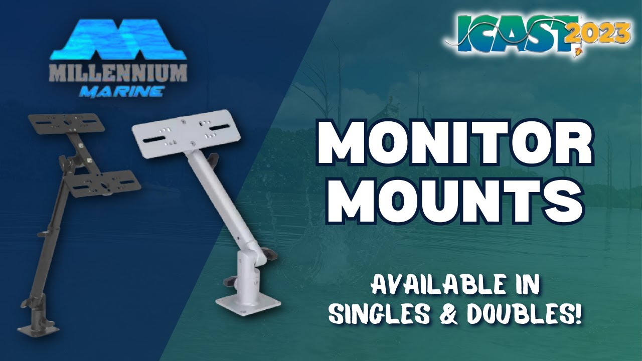 Product Spotlight: Millennium Marine Monitor Mounts - ICAST 2023 - YouTube
