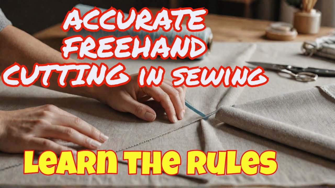 Free hand cutting lesson 1; How to cut accurately with freehand in ...