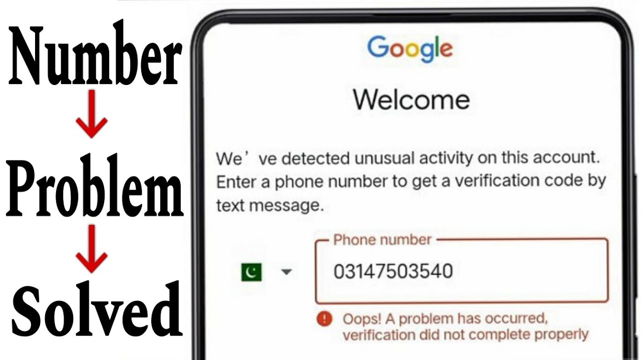 How To Add Number in Gmail Account || Gmail Number Verification Problem ...
