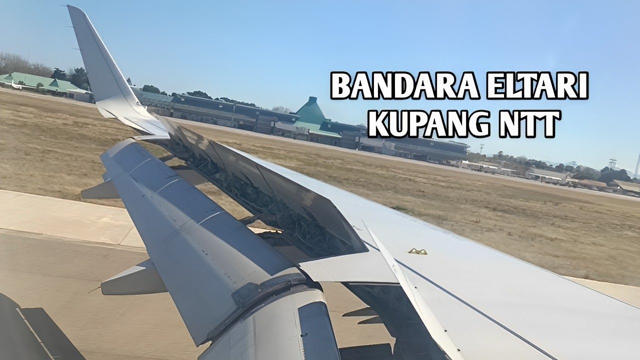 Plane spotting 2023,super air jet landing di bandara eltari kupang NTT ...