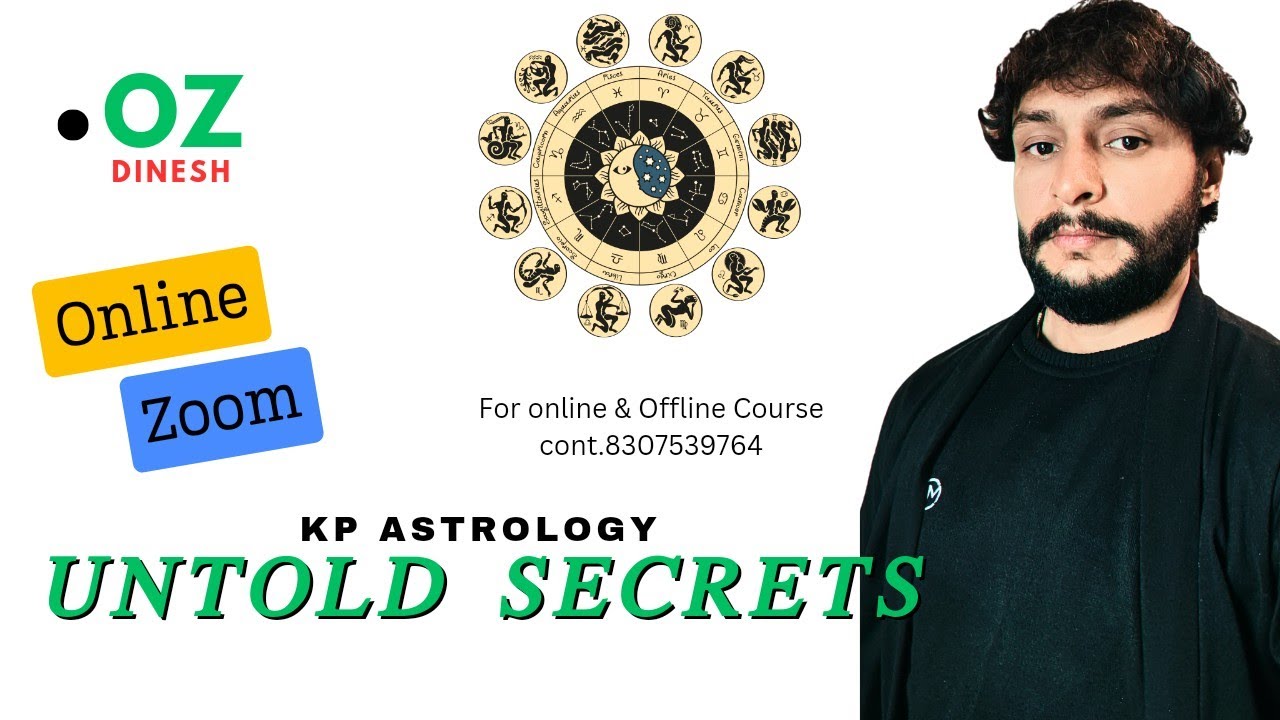The Secrets Of KP Astrology | Predictive Astrology Online. - YouTube