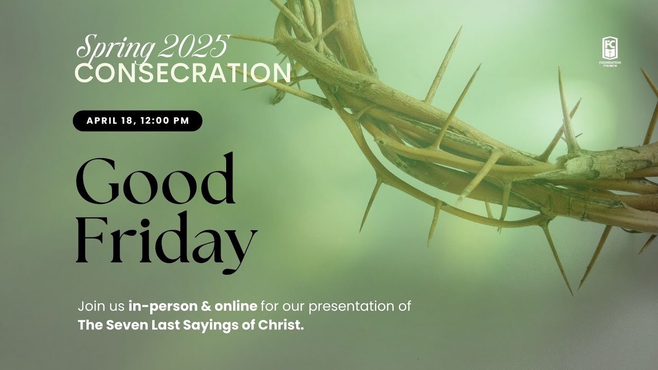 Seven Last Words | Good Friday Service - YouTube