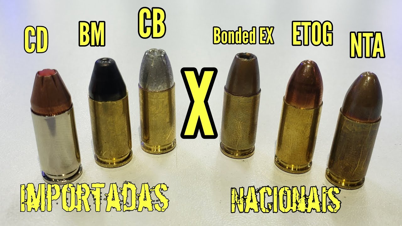 Teste Balístico (Black Mamba, Copper Bullet e Critical Defense) 9mm ...