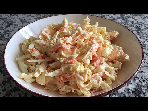 BEYAZ LAHANA SALATASI NASIL YAPILIR?✅💯 #salatatarifleri