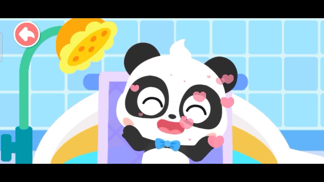 Bayi panda mandi - YouTube