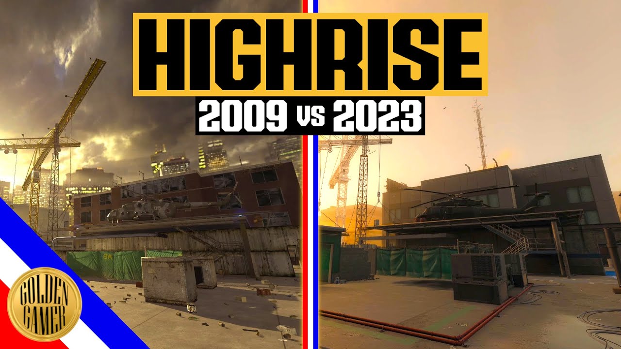 Highrise Map Comparison (2009 vs 2023) - MW3 Highrise Remake - YouTube