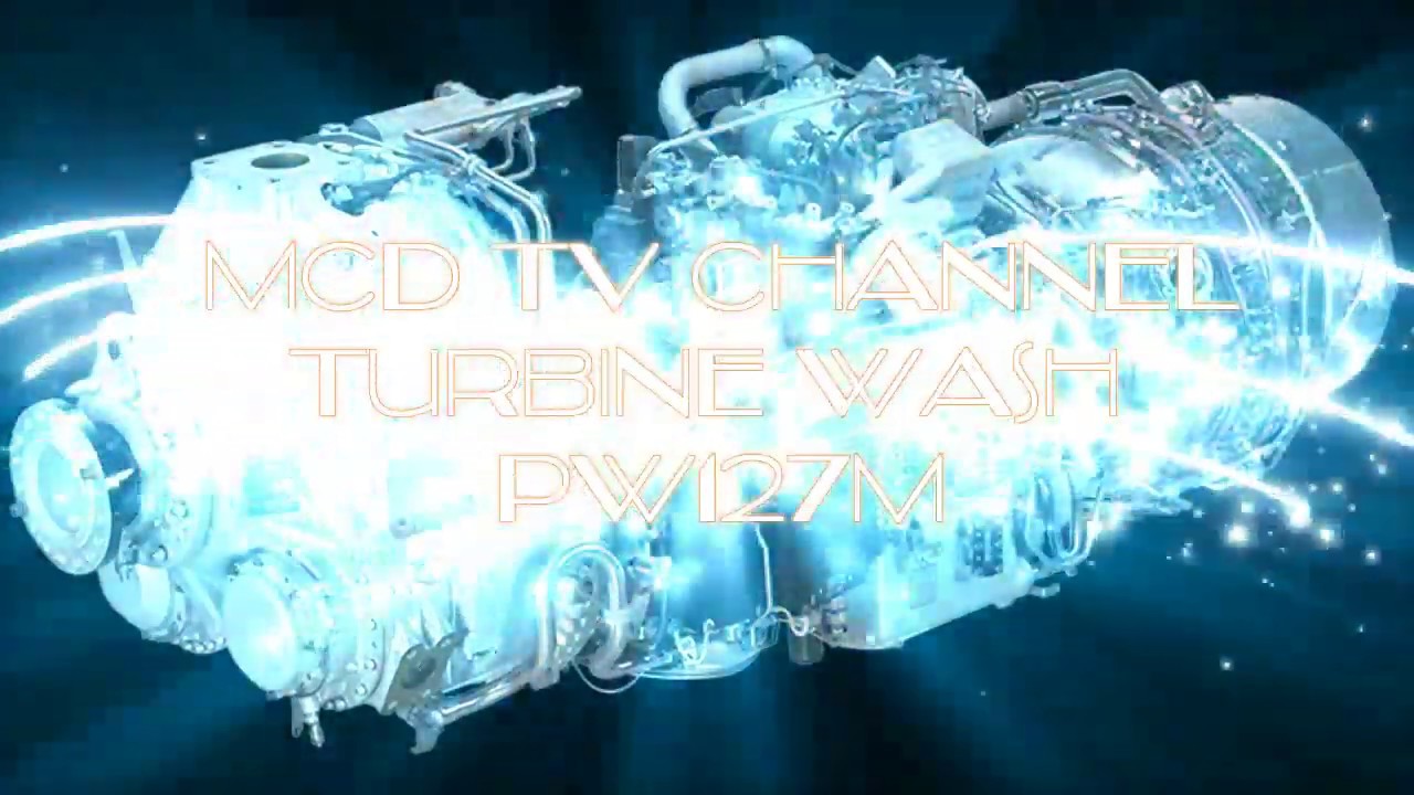 Turbine wash PW127M ATR72 - YouTube