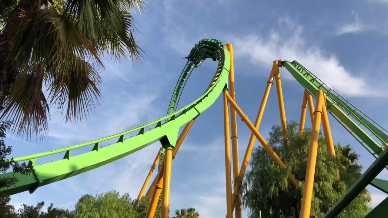 Riddler's Revenge Off Ride Footage At Six Flags Magic Mountain. - YouTube
