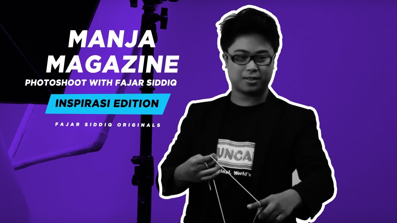 Manja Magazine "Inspirasi" - Photoshoot with Fajar Siddiq - YouTube