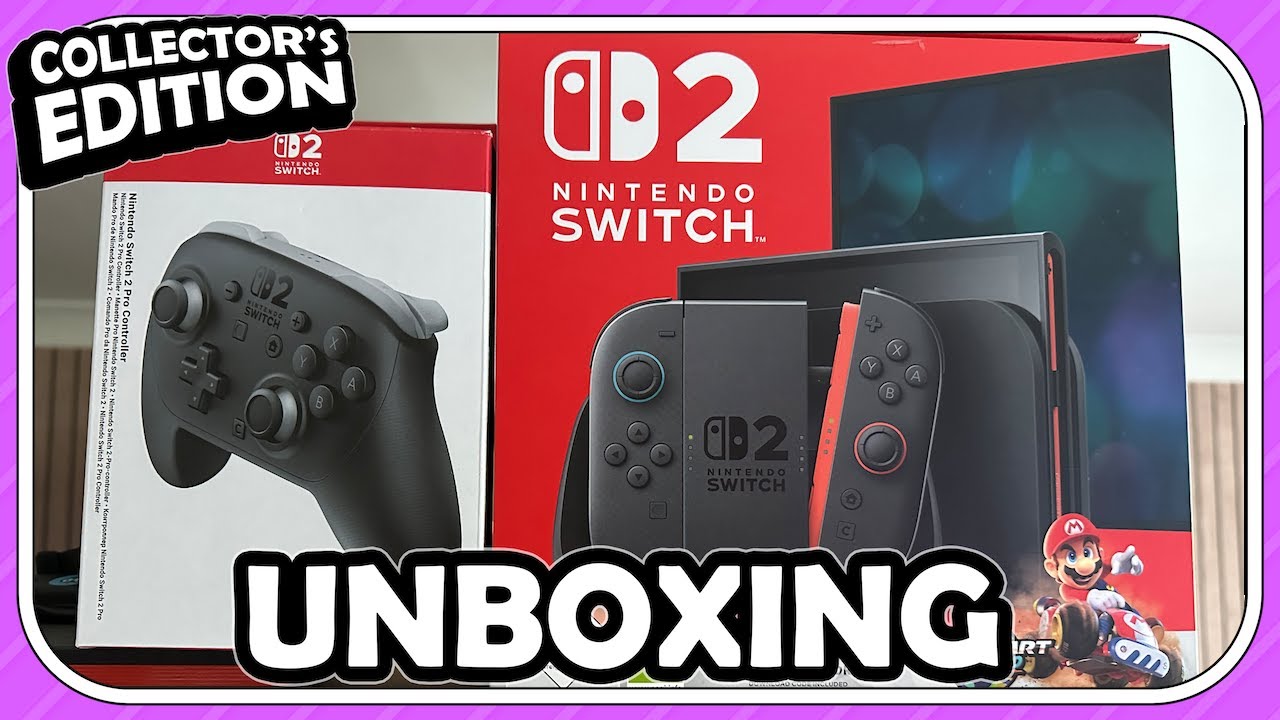 Nintendo Switch 2 Console Unboxing + Pro Controller | Collector's ...