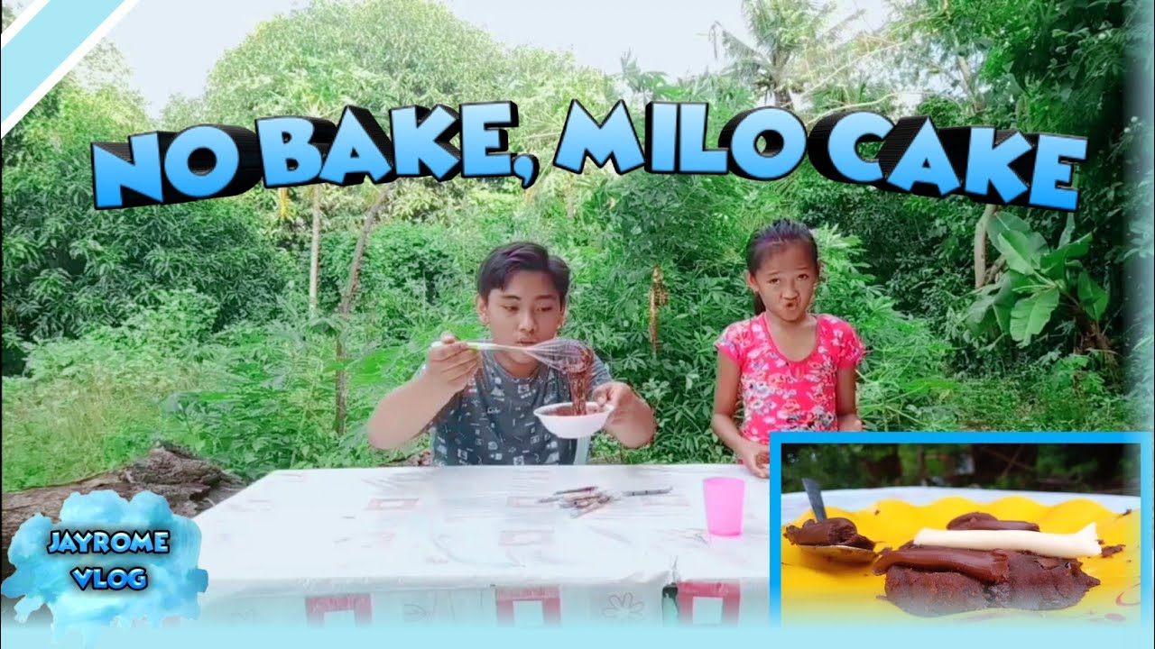 No Bake, Milo Cake | For only 20 pesos may Cake kana, Murang Meryenda ...
