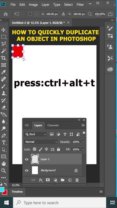 How to Quickly Duplicate Objects in Photoshop Easy Trick Shortcut: Duplicate Any Object in ...