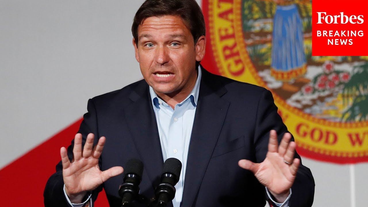 JUST IN: Gov. Ron DeSantis Delivers First Speech To Crowd Since ...