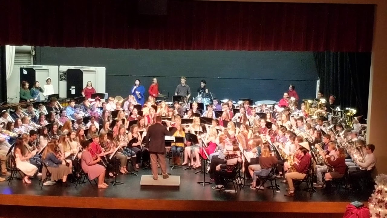 WOHS Christmas Band Concert 2019 part 2 - YouTube