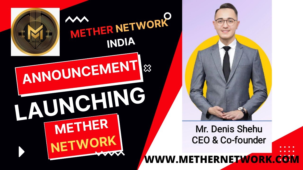 Mether Network Launching Announcement By Mr. Denis Shehu ( CEO & Co ...