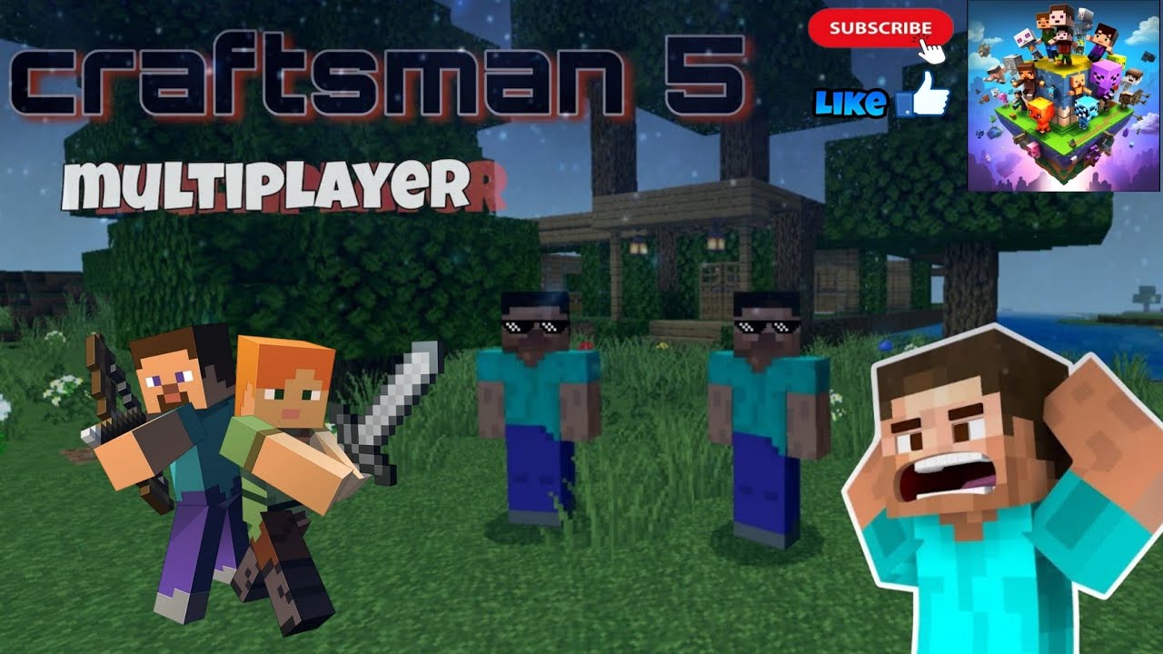 How to play multiplayer with internet in craftsman 5 with friends - YouTube
