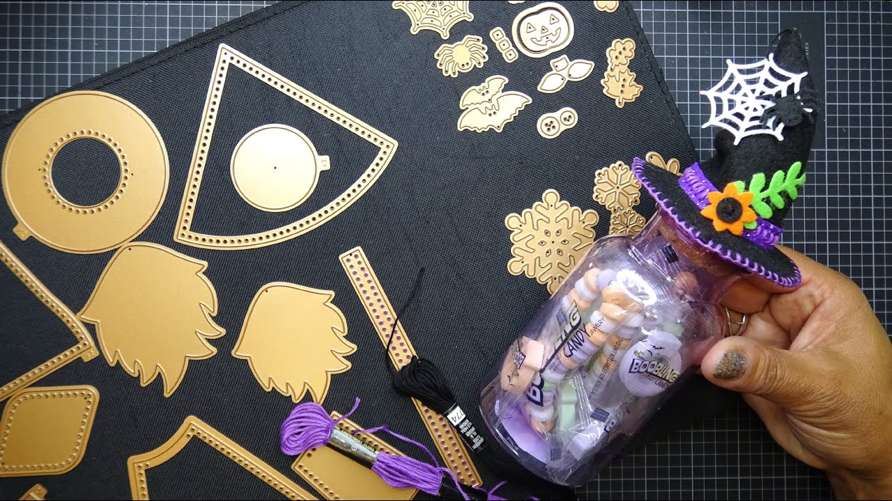 Spellbinders 3D Felt Decor by Sandi MacIver Collection Review Tutorial ...