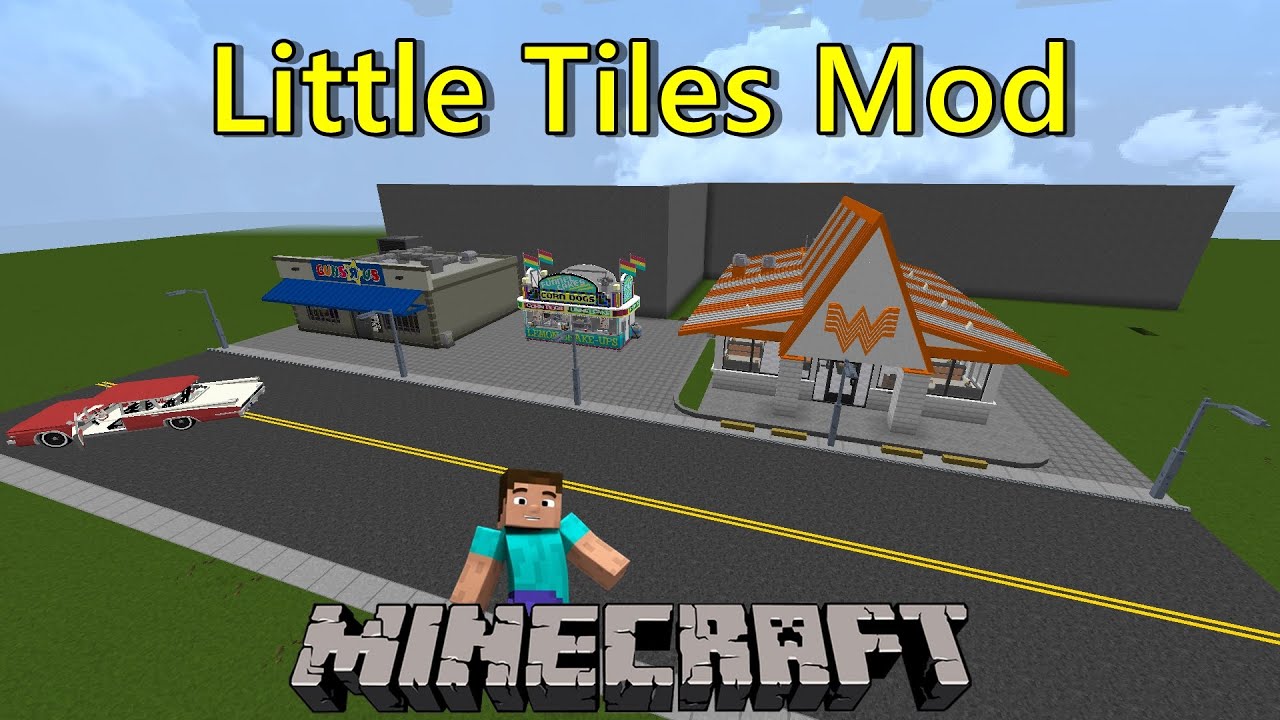 #09 Minecraft Little Tiles MOD - Pokaz i Tutorial (Obczaj Moda) - YouTube