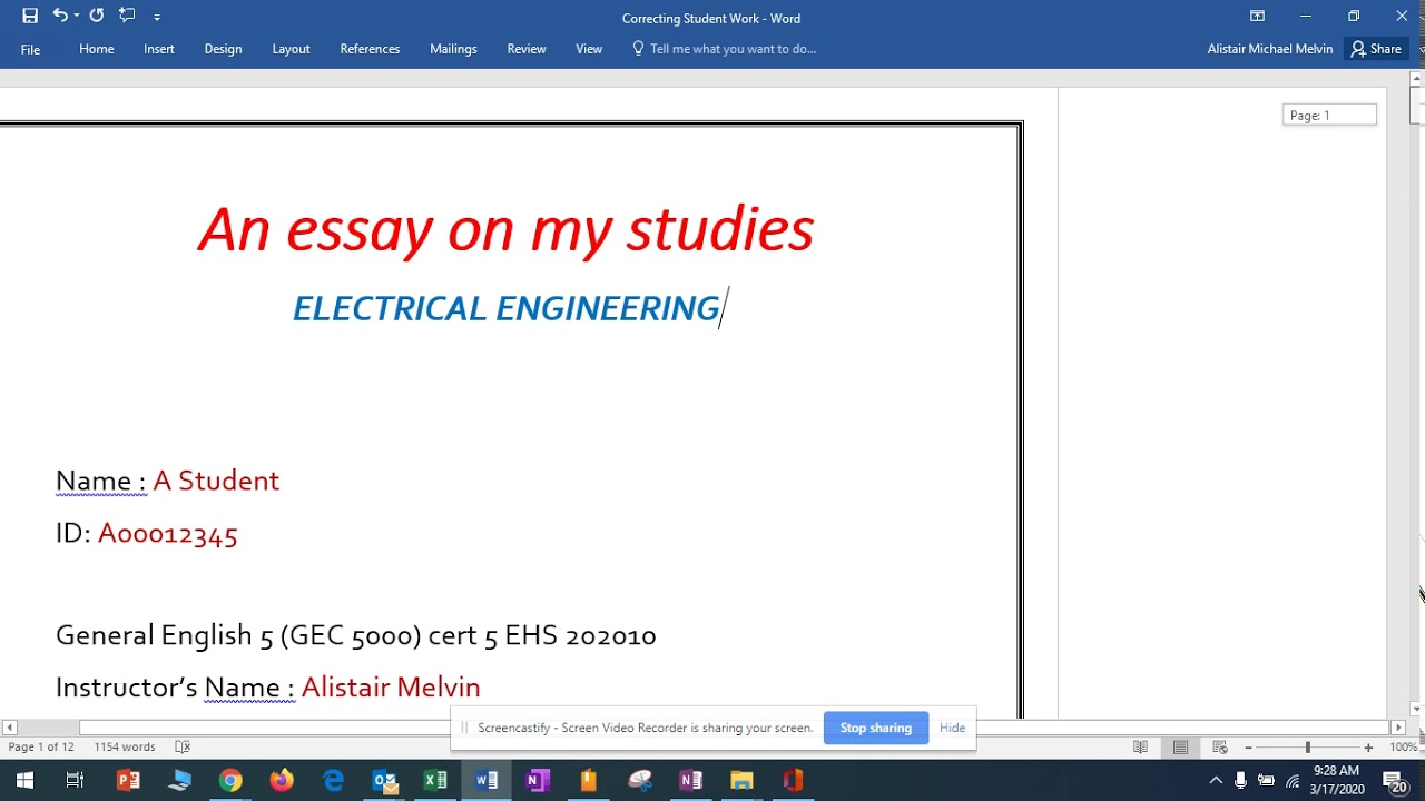 Correcting Your Work - YouTube