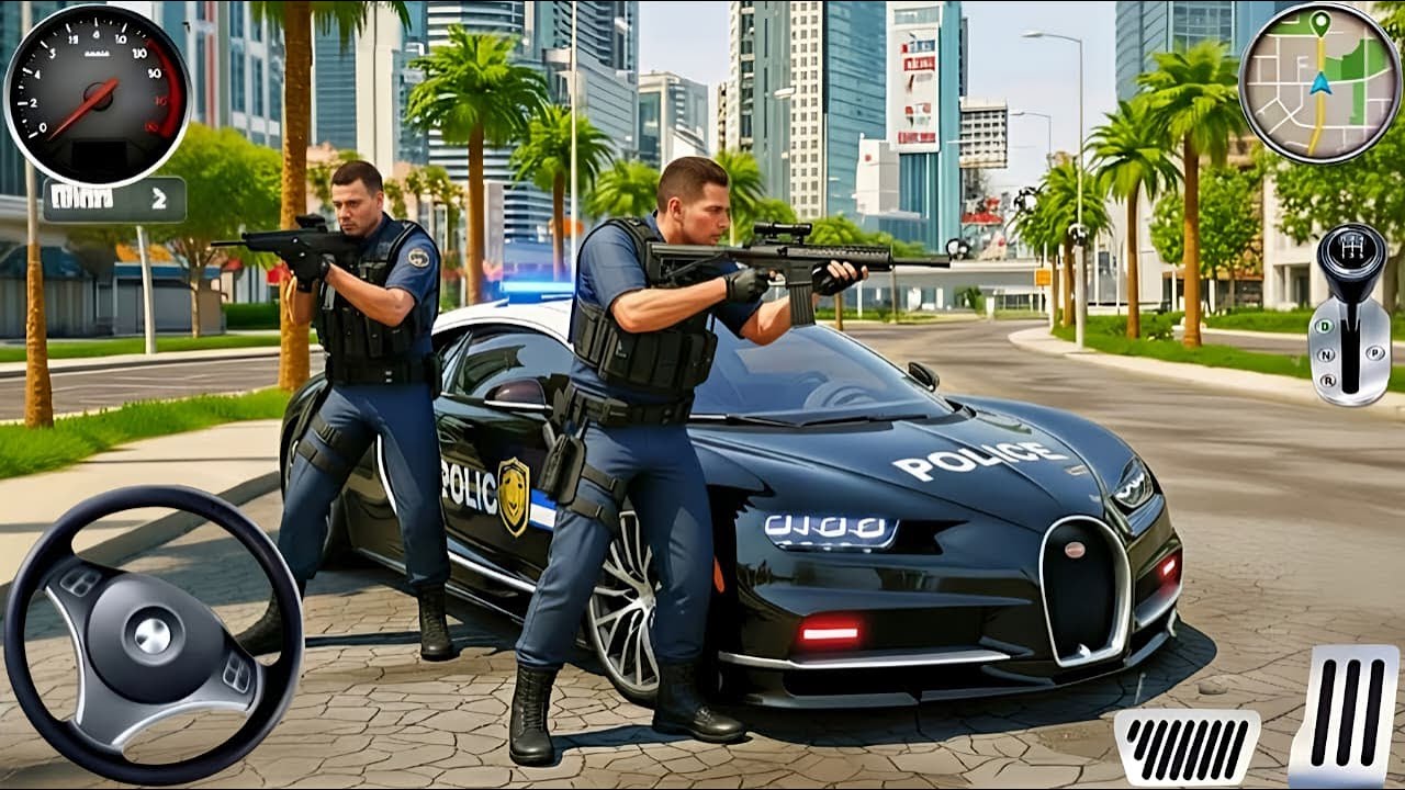 Police Car Chase Simulator 3D Games - Real Cop Cars Police Driving ...