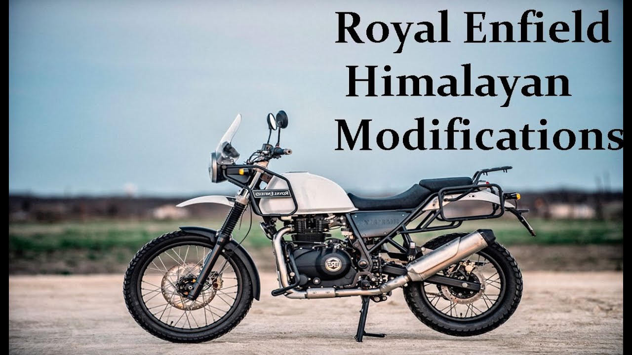Royal Enfield Himalayan Modifications for Long rides - YouTube