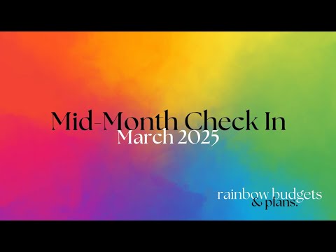Mid-Month Check In | March 2025 | Switching Up The Penny Challenge ...