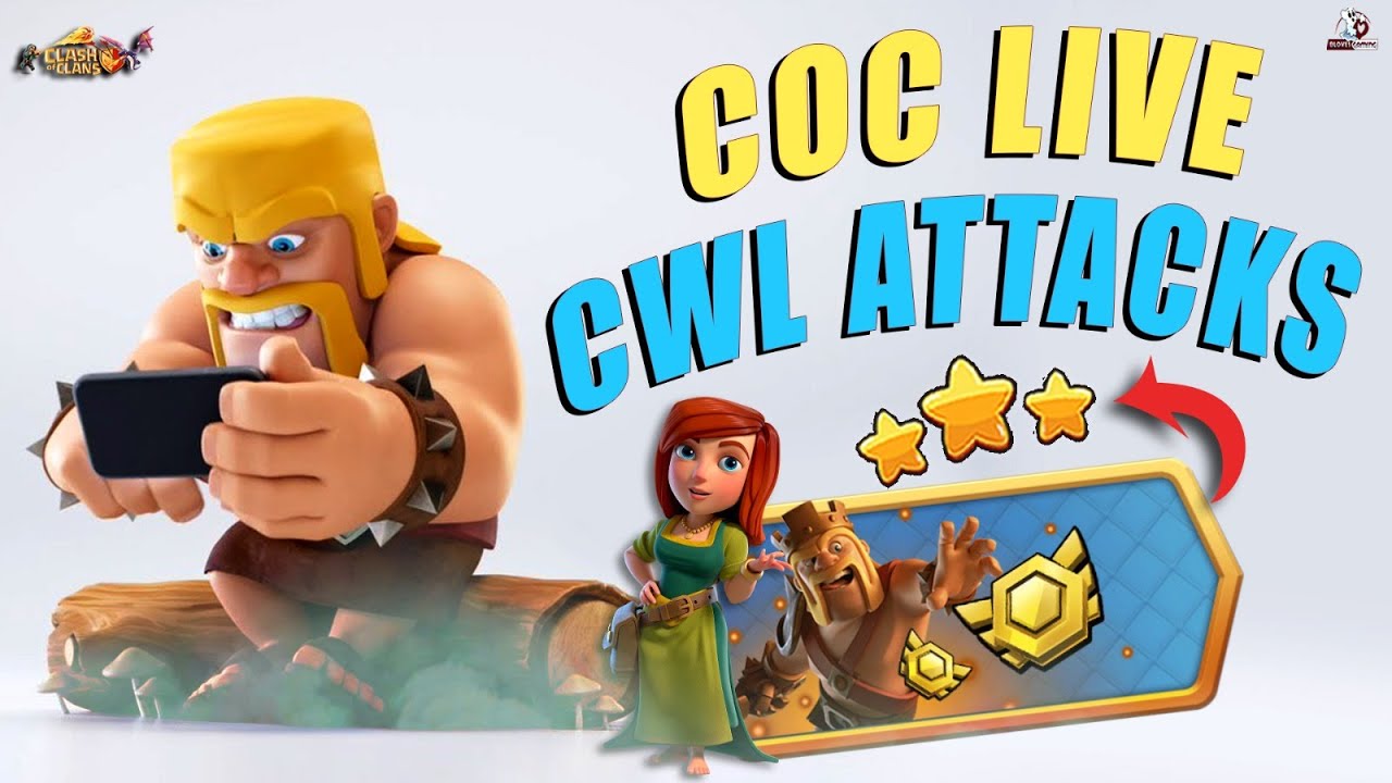 COC Live Clan Visiting & Tips / Best CWL Attacks strategies / clash of ...