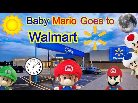 Baby Mario Goes to Walmart! | Super Dylan Plush Show - YouTube
