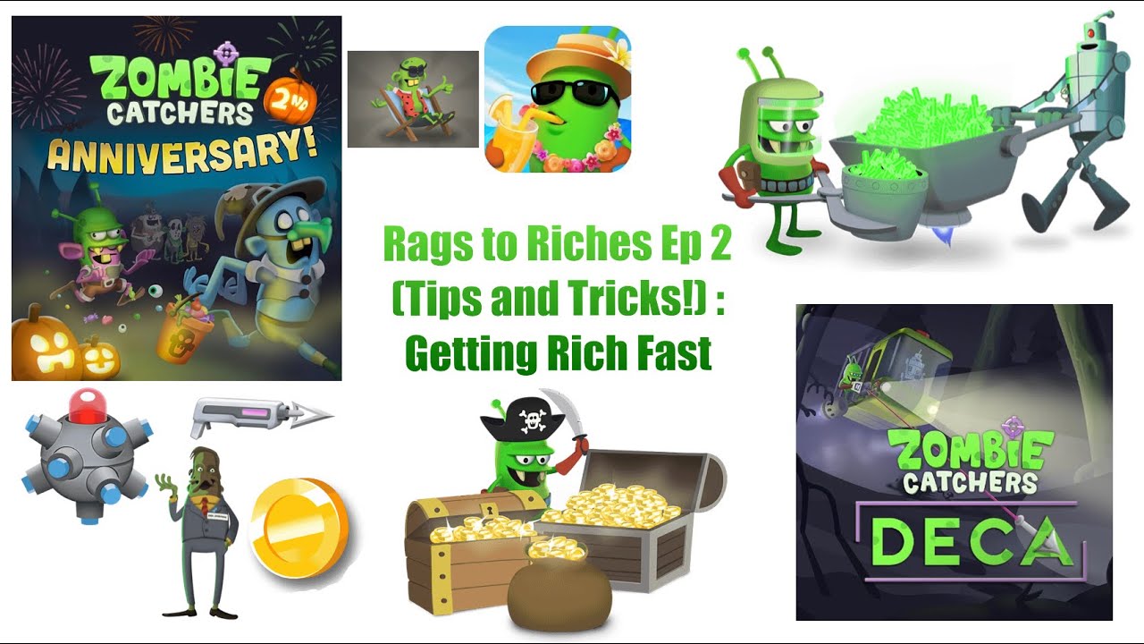 Zombie Catchers! 🧟‍♂️ Rags to Riches Episode 2: Getting Rich Fast ...